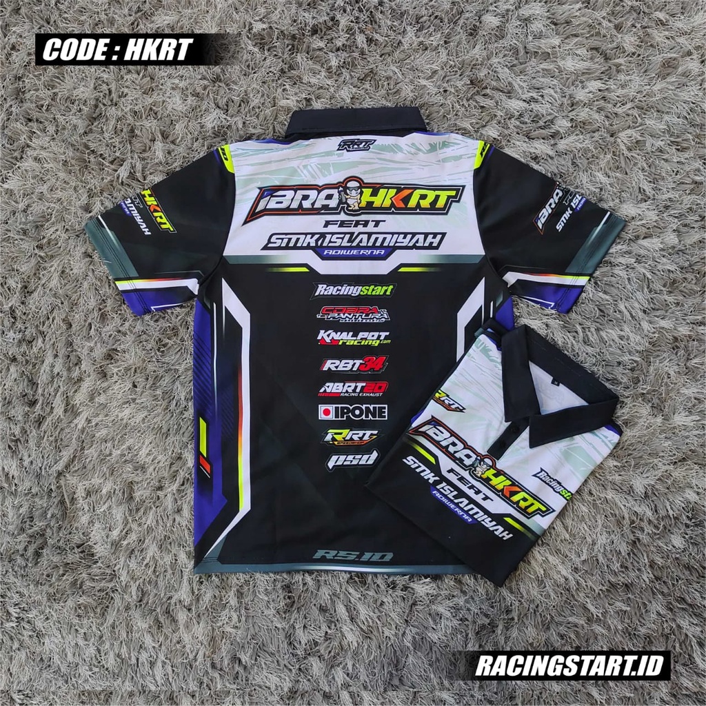 Jual RACINGSTART Jersey Pria Wanita Lengan Pendek Dry Fit Atasan Digital Printing Sublimasi X ...