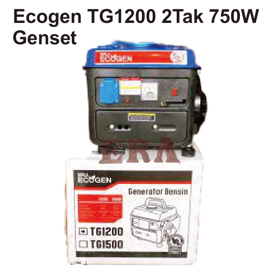 Jual Ecogen - Mesin Genset Generator Listrik TG-1200 2 Tak 750W Bensin ...