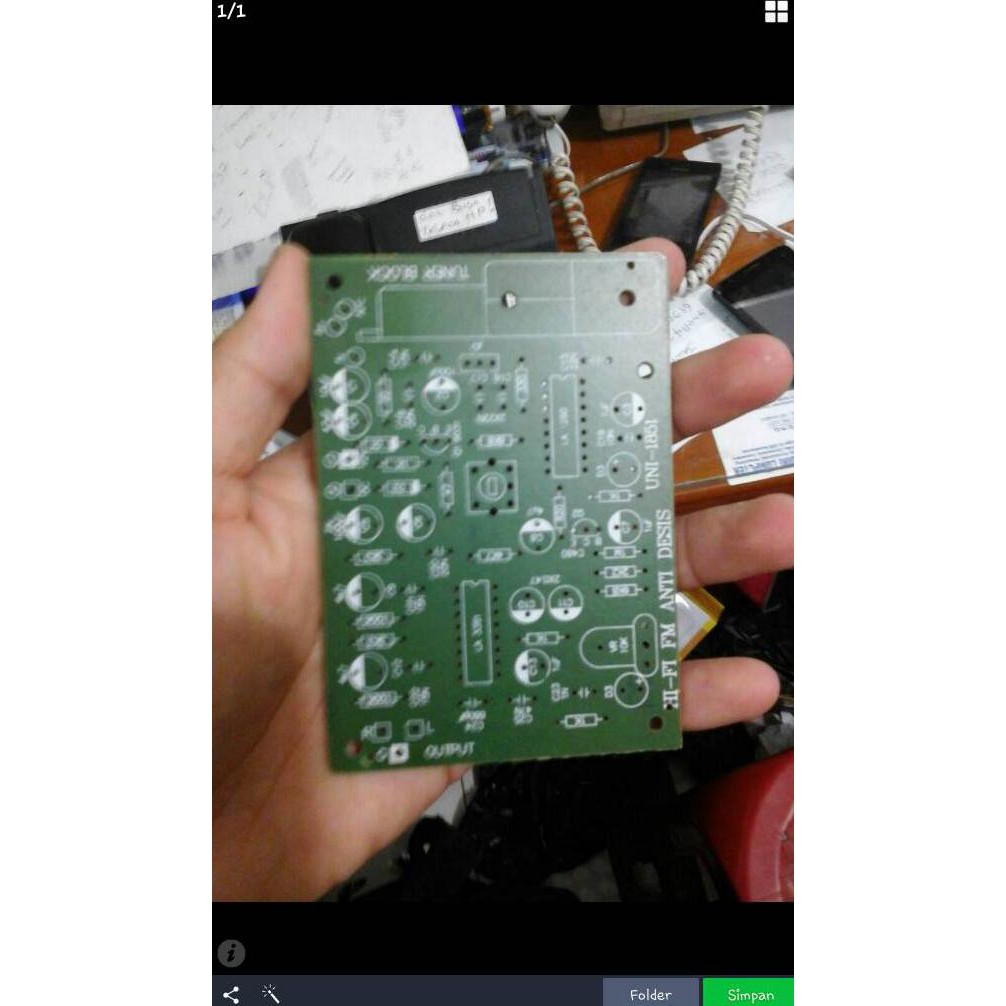 Jual Pcb Tuner Fm Plus Komponen ( Termasuk Tuner Blok ) Blom Disolder ...