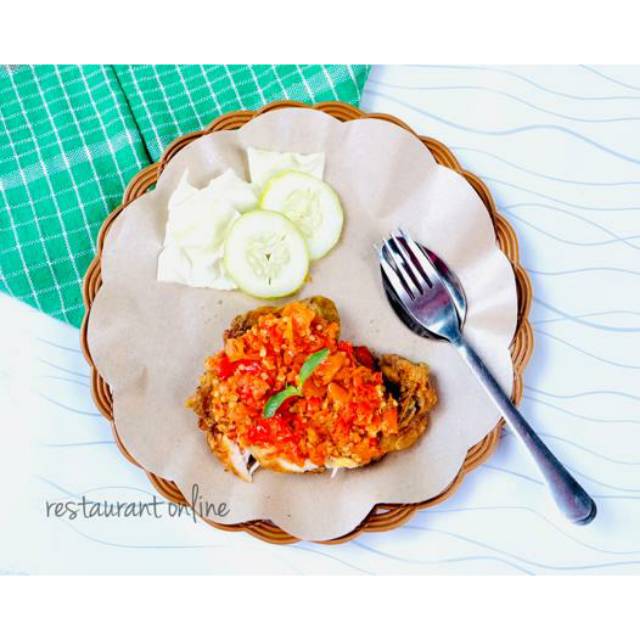 Jual Ayam Geprek Original dengan 6 pilihan sambal | Shopee Indonesia