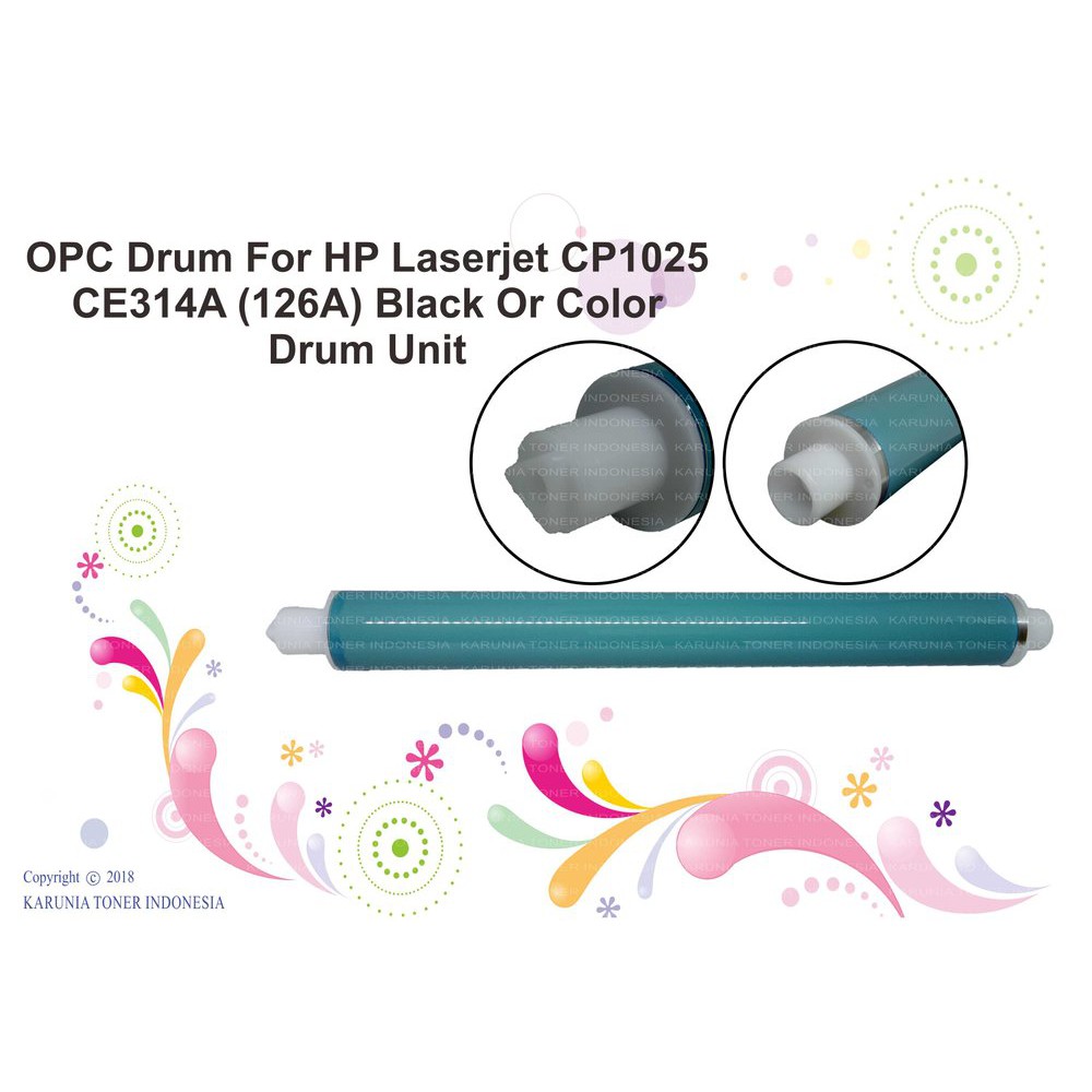 Jual OPC Drum For HP Laserjet CP1025 CE314A 126A Or Color Drum Unit ...