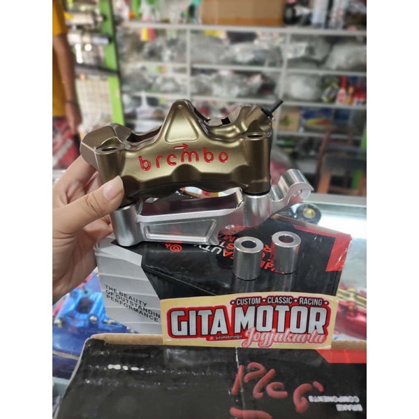 Jual Kaliper Brembo GP4 GP4RX m50 grade A Import Full CNC 4 piston ...