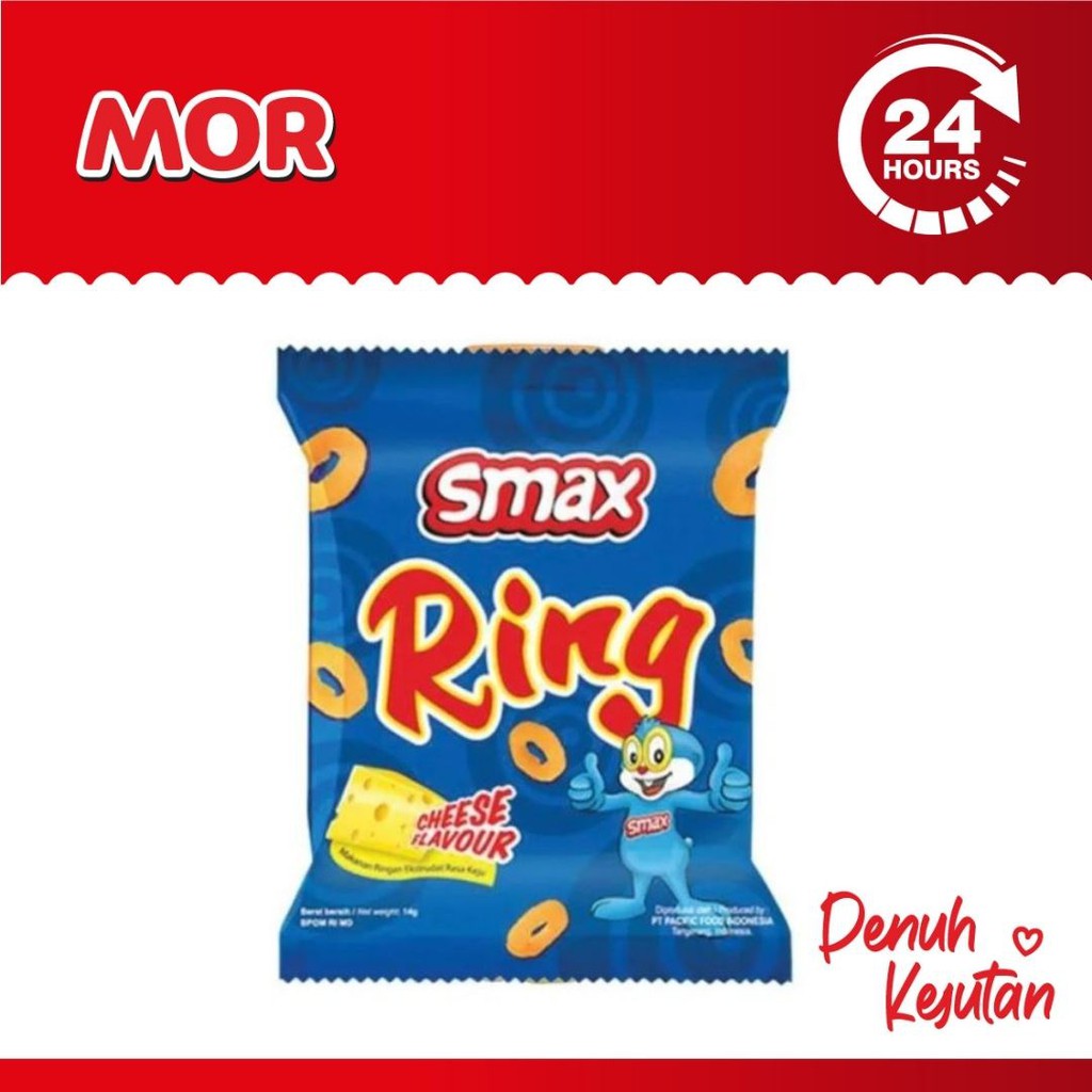 Jual SMAX Ring Cheese Snack Rasa Keju 40 gr | Shopee Indonesia