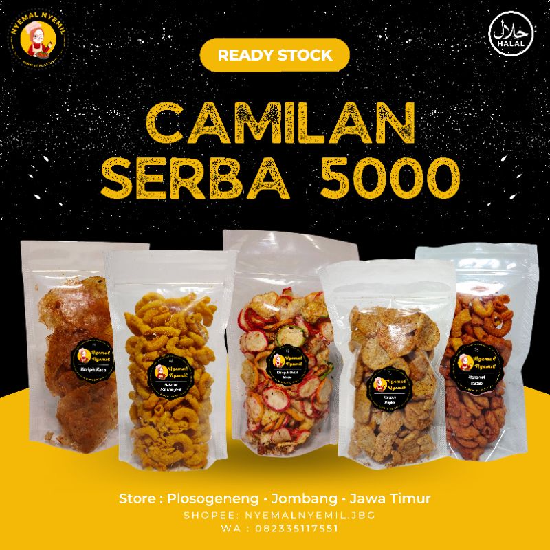 Jual Aneka camilan serba 5000 | snack kekinian | kerupuk seblak kerupuk ...