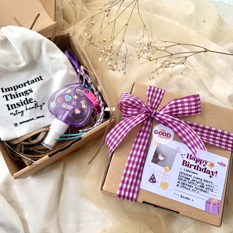 Jual TAMBAHAN PACKAGING GIFT BOX/BIRTHDAY BOX (Wajib beli produk ...