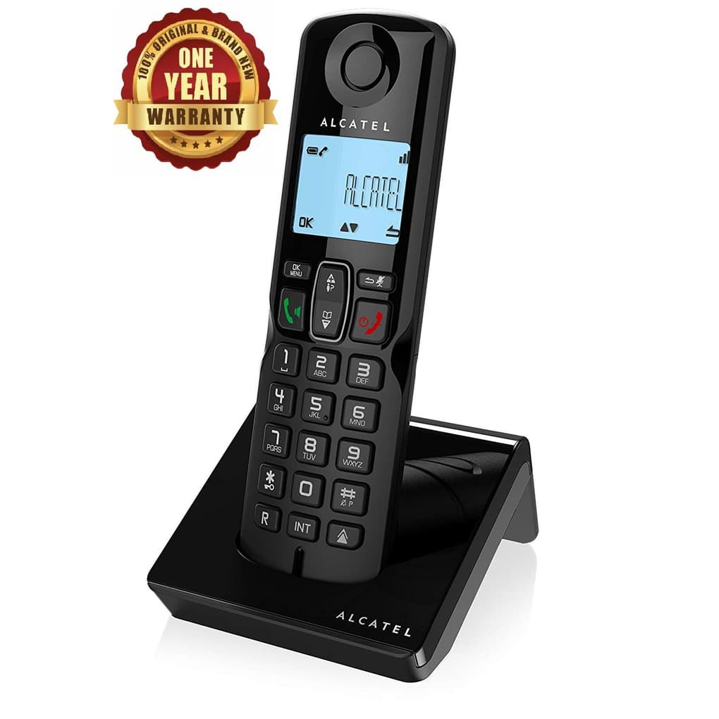 Jual Telepon Wireless / Cordless Phone Alcatel S250 - Hitam | Shopee ...
