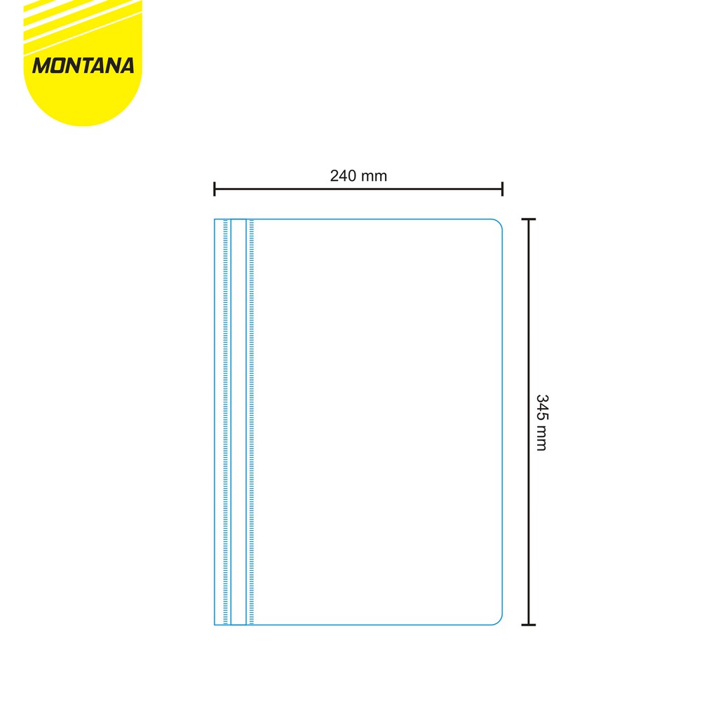 Jual MONTANA File Bisnis Map Plastik F4 Business File Dokumen Folder ...