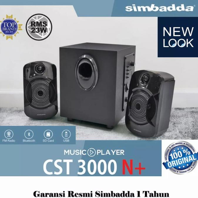 Jual Simbadda Cst 3000N+ Speaker Bluetooth, Usb, Subwoofer Power Bass ...