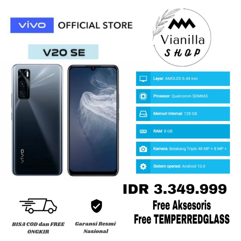 Jual VIVO V20 SE NFC RAM 8/128 GB | Shopee Indonesia