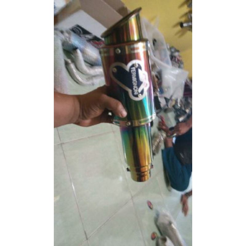 Jual Knalpot termignoni rainbow cilincer only for mx king supra gtr ...