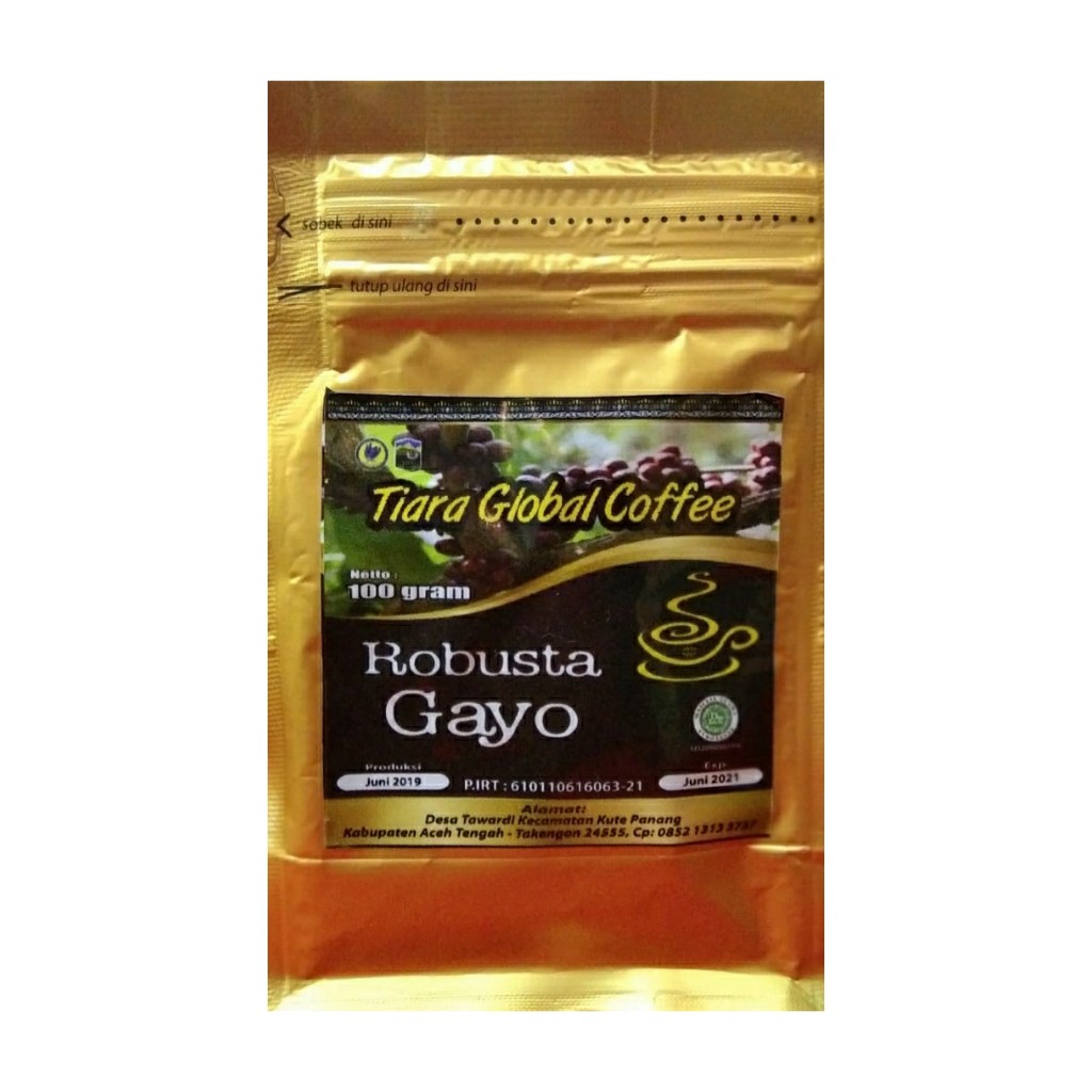 Jual Kopi Robusta Gayo ( Tiara Global Coffee ) | Shopee Indonesia