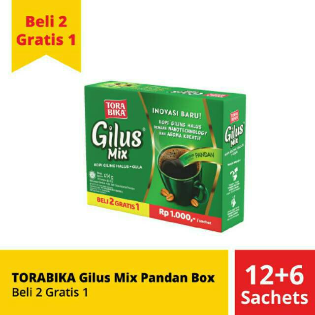 Jual Torabika Gilus Mix Box 12+6 Sachet | Shopee Indonesia