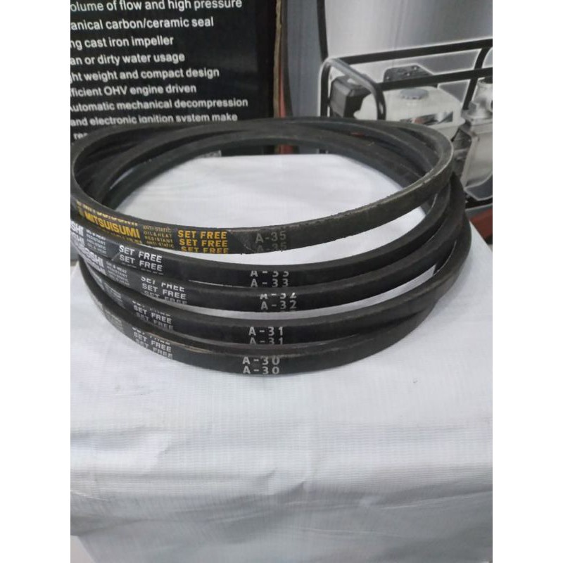 Jual MITSUBOSHI BELTING A30, A31, A32, A33, A33.5,A34, A35, A36, A37, A38, A39, | VAN-BELT ...