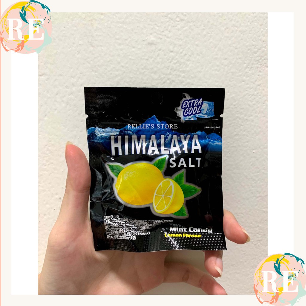Jual Himalayan salt lemon candy / big foot himalayan salt candy lemon ...