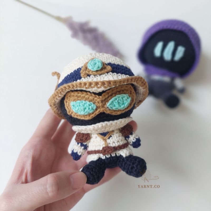 Jual Cypher Valorant Amigurumi (Cypher Valorant Boneka Rajut) | Shopee ...