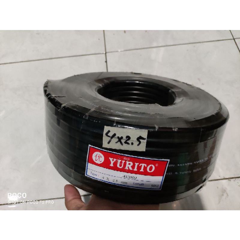 Jual Kabel Speaker Audio NYYHY Yurito 4x2,5mm 4x2.5mm 4x2,5 4x2.5 mm ...