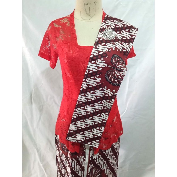 Jual SELENDANG BATIK SLENDANG KEBAYA WANITA BAJU ADAT JAWA AKSESORIES ...