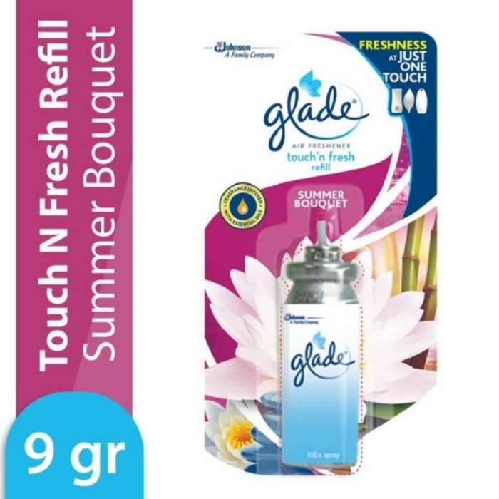 Jual Glade Touch And Fresh Pengharum Ruangan Spray Mini+Dispenser ...
