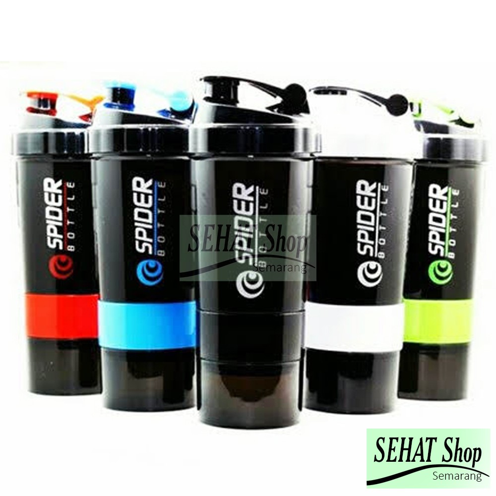 Jual Spider Shaker Bottle 600ml - Botol Shaker Serbaguna | Shopee Indonesia