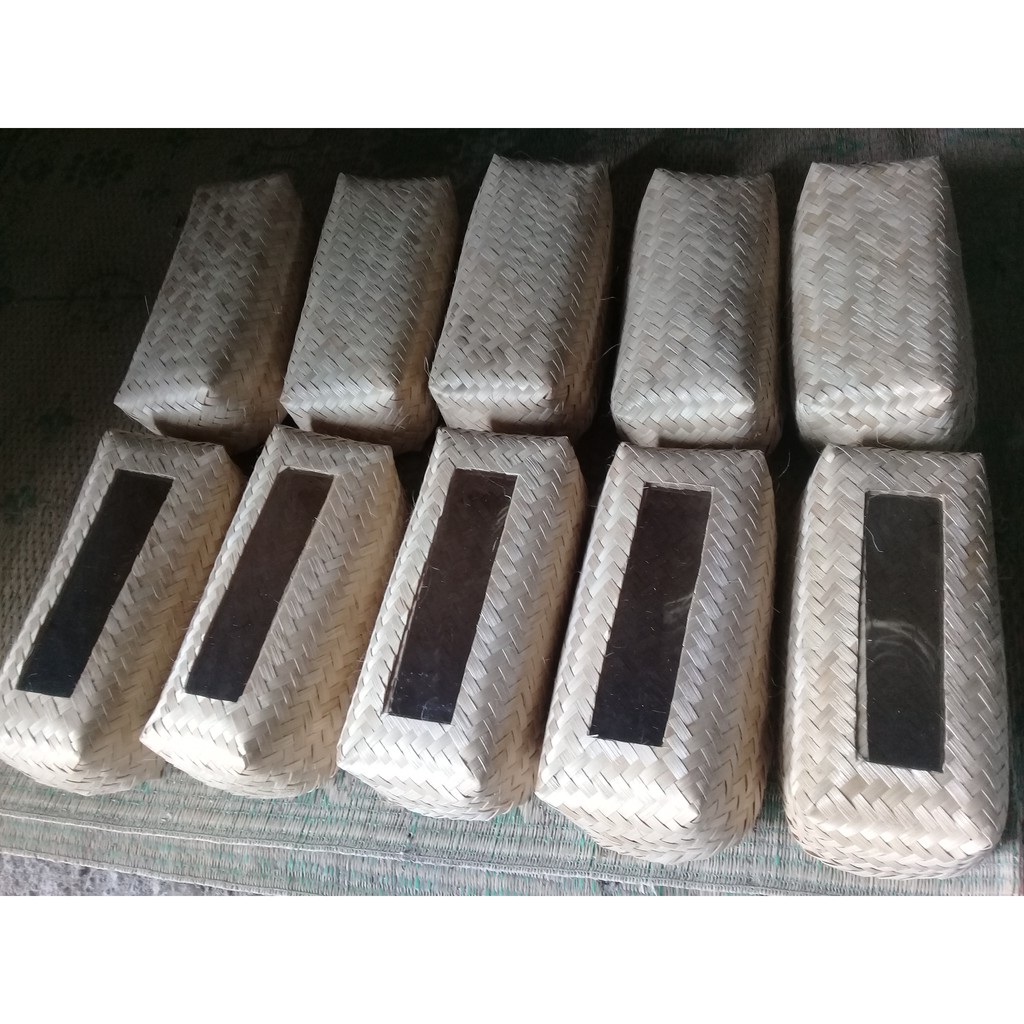 Jual Besek mika bolu gulung tempat kue jajanan makanan besek panjang ...