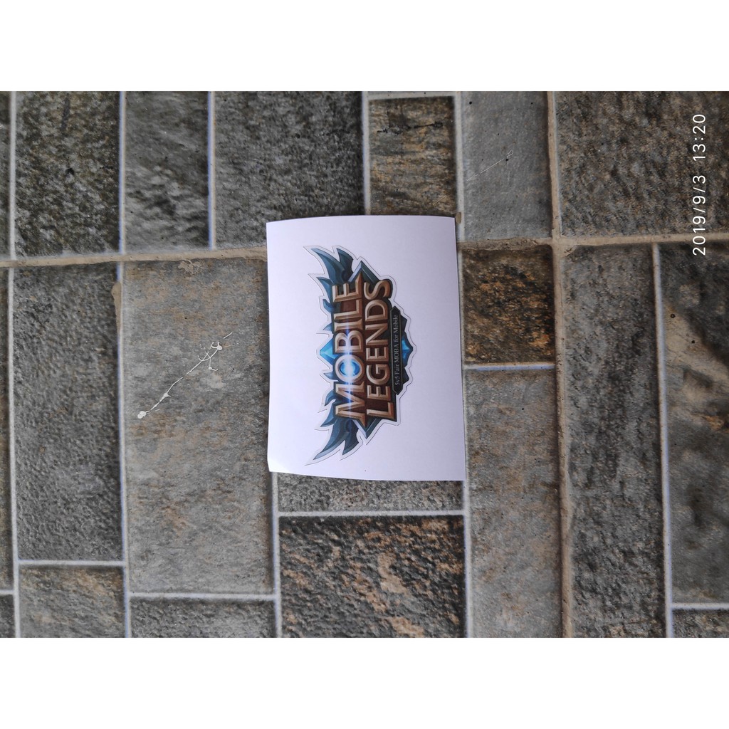 Jual Stiker Vinyl Game Logo Mobile Legends ML HP Motor Helm Laptop Buku ...