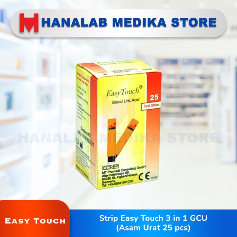 Jual Easy Touch Uric Acid Strip 25tes | Shopee Indonesia