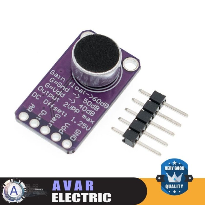 Jual Microphone Amplifier MAX9814 Auto Gain Control MAX 9814 Arduino ...