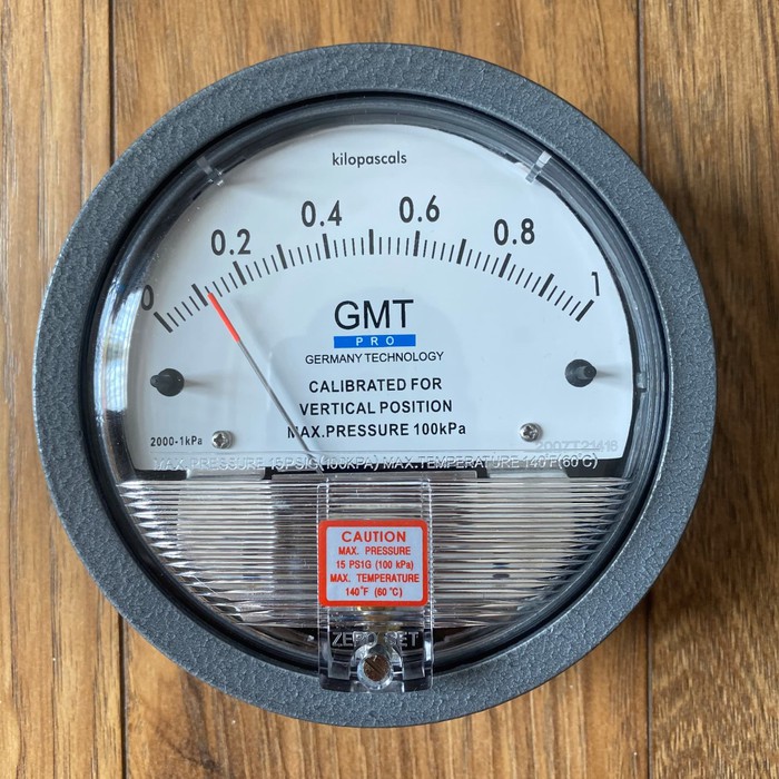 Jual GMT Magnehelic Pressure Gauge 1000 Pascal (1KPA) | Shopee Indonesia