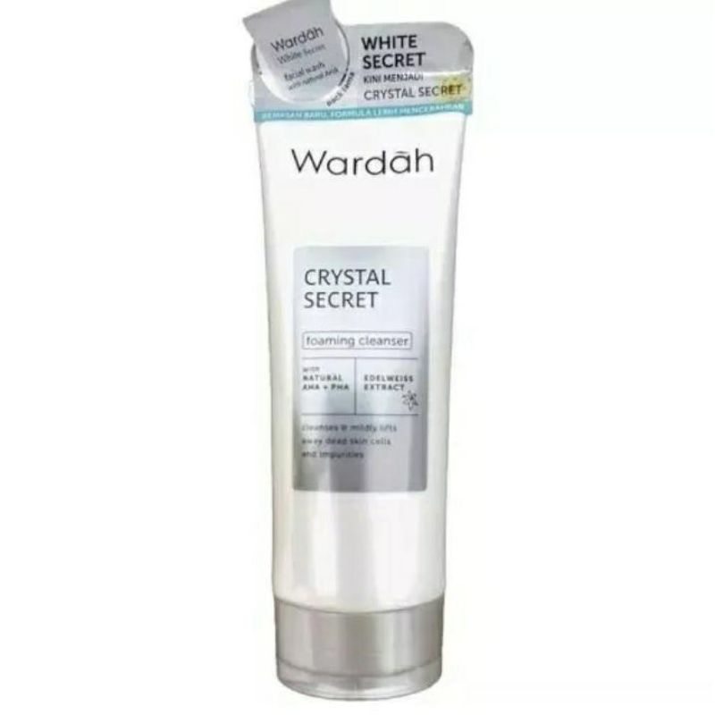 Jual WARDAH CRYSTAL SECRET FOAMING CLEANSER | Shopee Indonesia