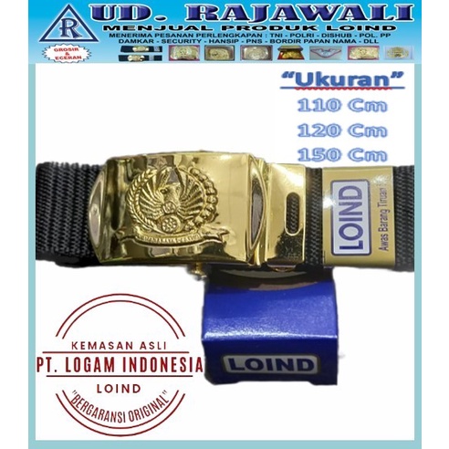 Jual Sabuk PJKA Loind | Ikat Pinggang KAI Slorok/Rol Original | Shopee Indonesia