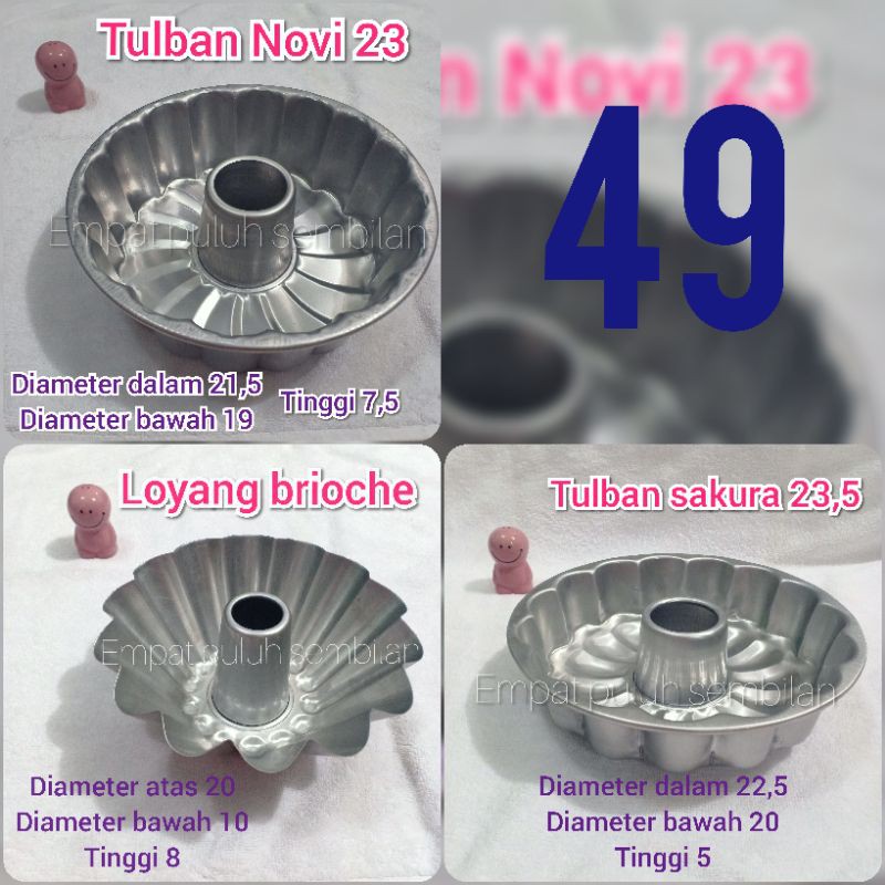 Jual loyang bolu salur 22 / loyang kue puding agar motif / loyang ...