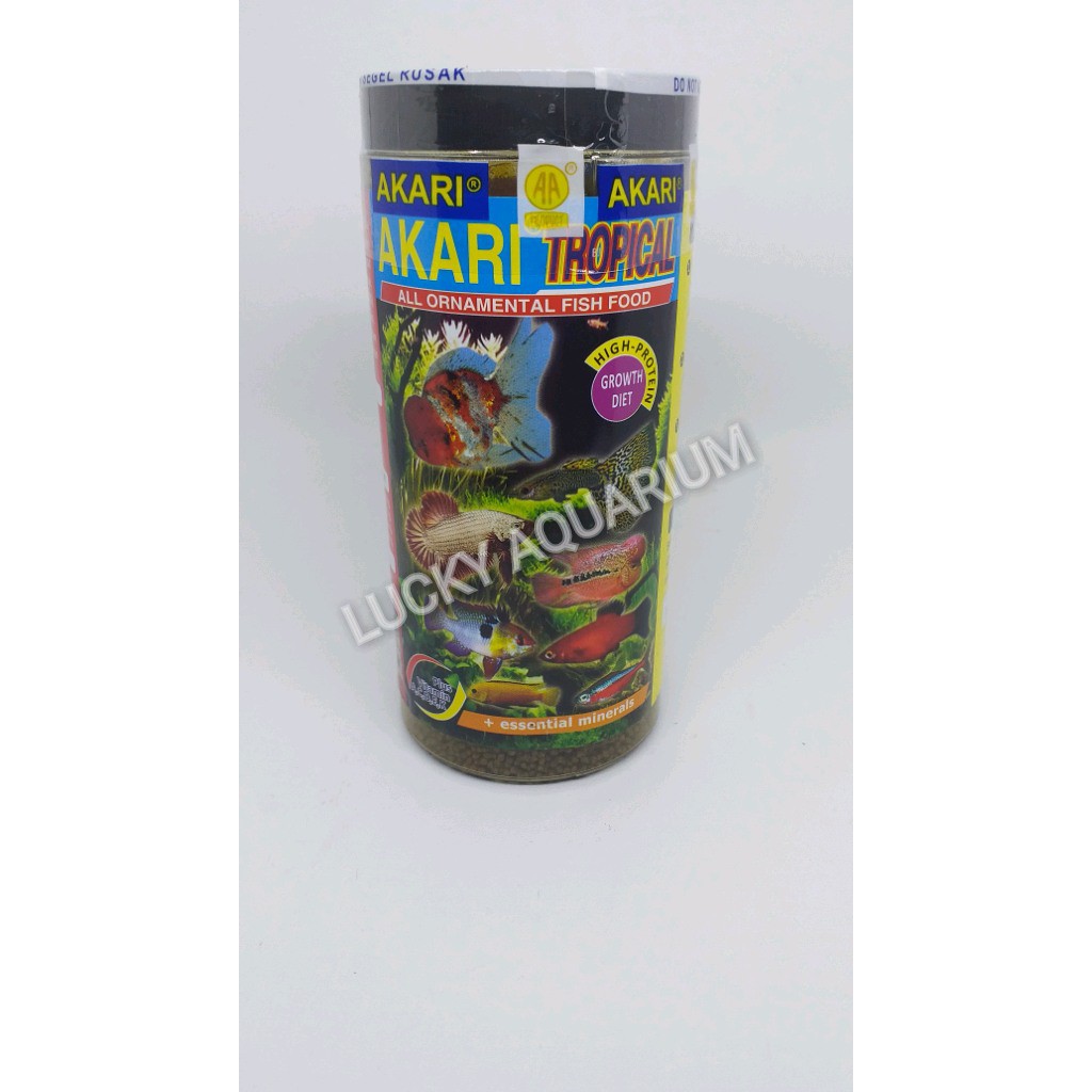 Jual AKARI TROPICAL FISH FOOD 100gr - Makanan Ikan Super Mini Pelet 0 ...