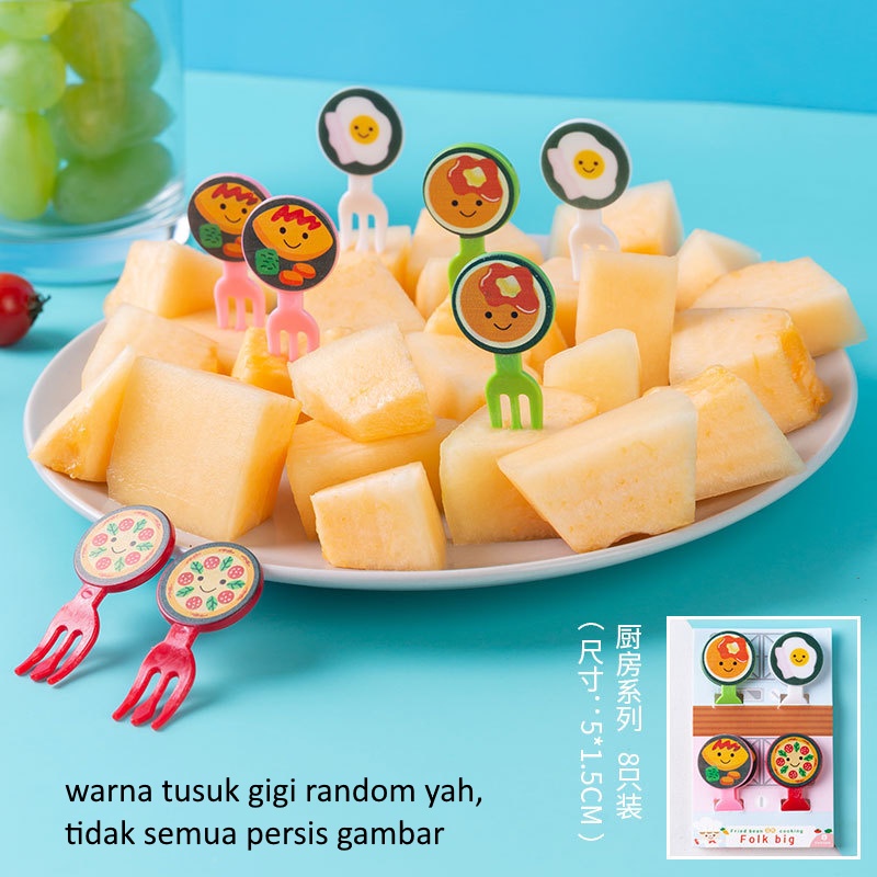 Jual [LOGU] [PART 1] Tusuk gigi semut, mata, party picks, hiasan bekal ...