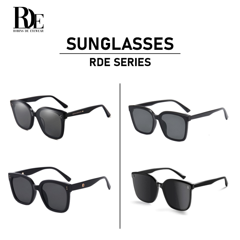 Jual Robins Kacamata Hitam Kotak Anti Uv 400 Sunglasses Fashion Pria Wanita Terbaru RDE Series ...