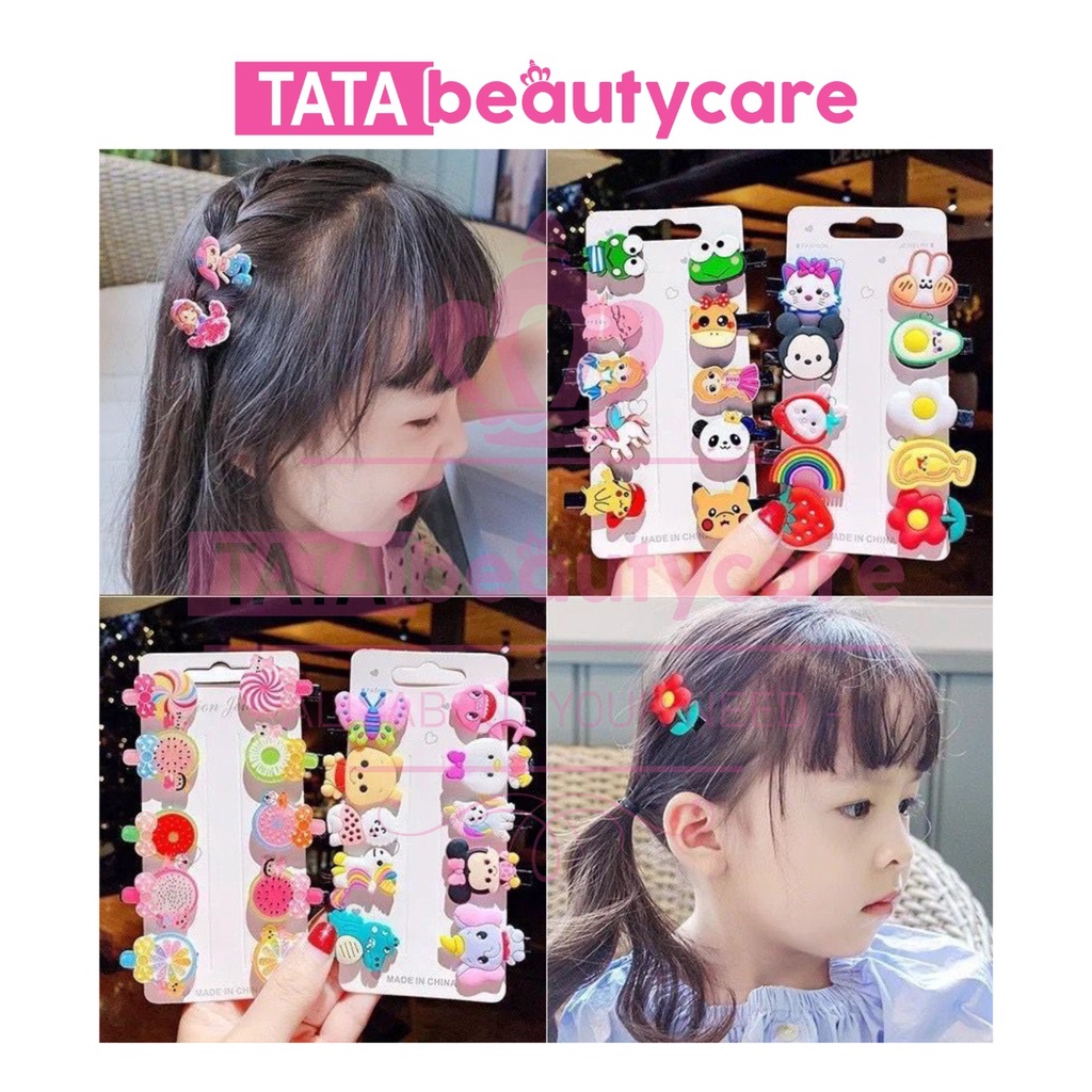 Jual [40gr] A008 | Set Jepit Rambut Anak Korea 10 in 1 | Jepit Rambut ...