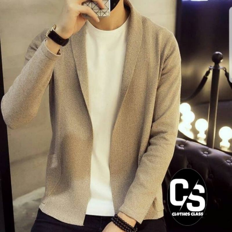 Jual Blazer Pria Korea Cotton Rajut Halus Kualitas Premium | Shopee ...