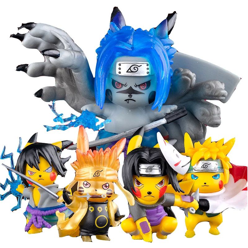 Jual Action Figure Pokemon Pikachu Naruto Sasuke Itachi Minato | Shopee ...