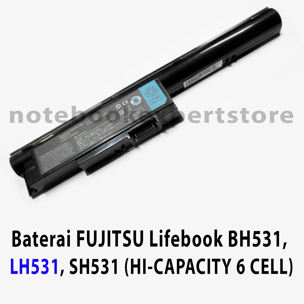 Jual Baterai Laptop FUJITSU Lifebook BH531, LH531, SH531 ( 6 CELL ...