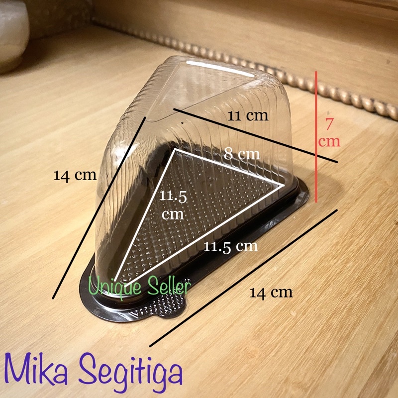 Jual [isi10] Mika Kue Segitiga / Mika Cake Triangle / Mika Kue 1 Slice ...
