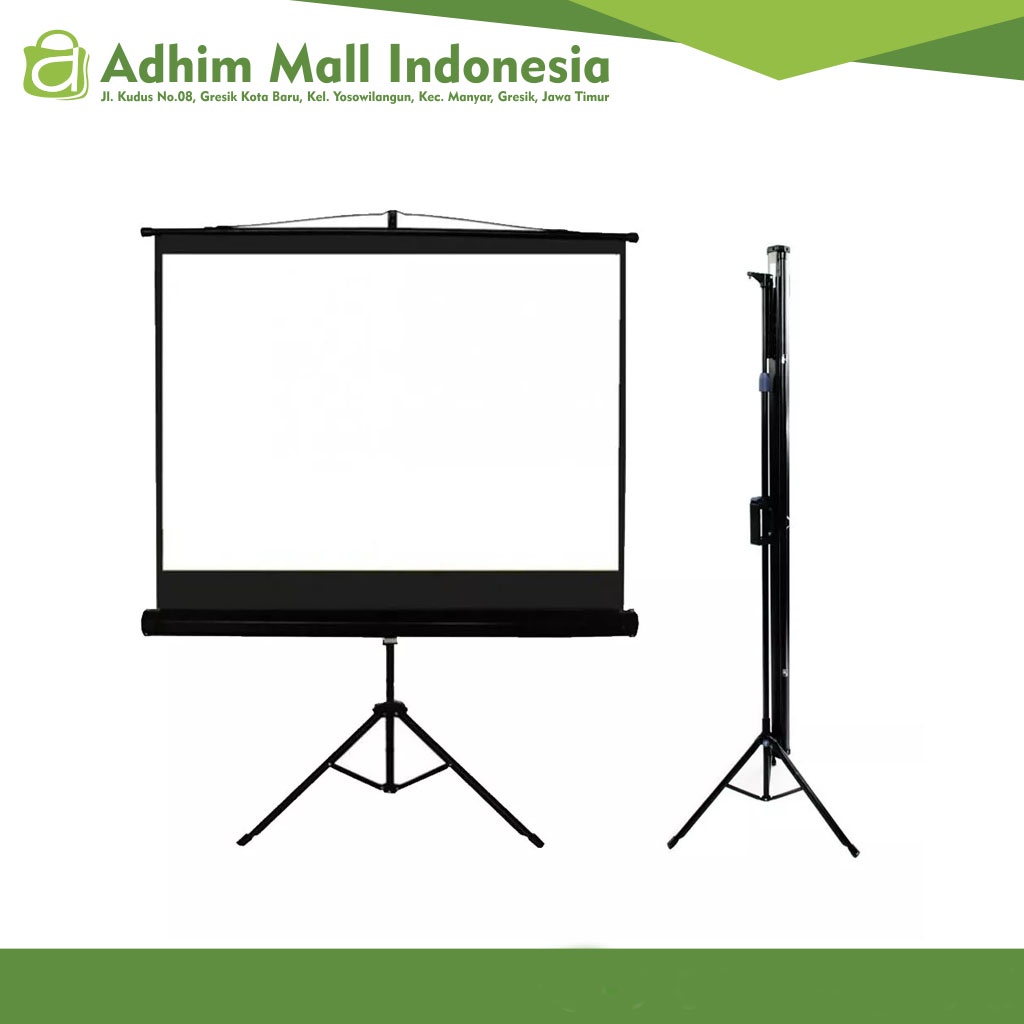 Jual ScreenView Tripod Layar Proyektor 96 inch | Shopee Indonesia