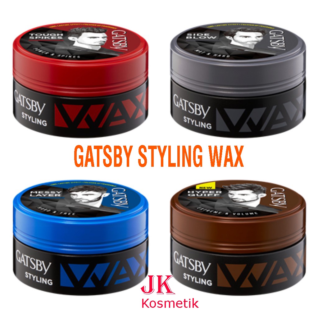 Jual GATSBY Styling Wax 75 gr - Minyak Rambut Pria | Shopee Indonesia