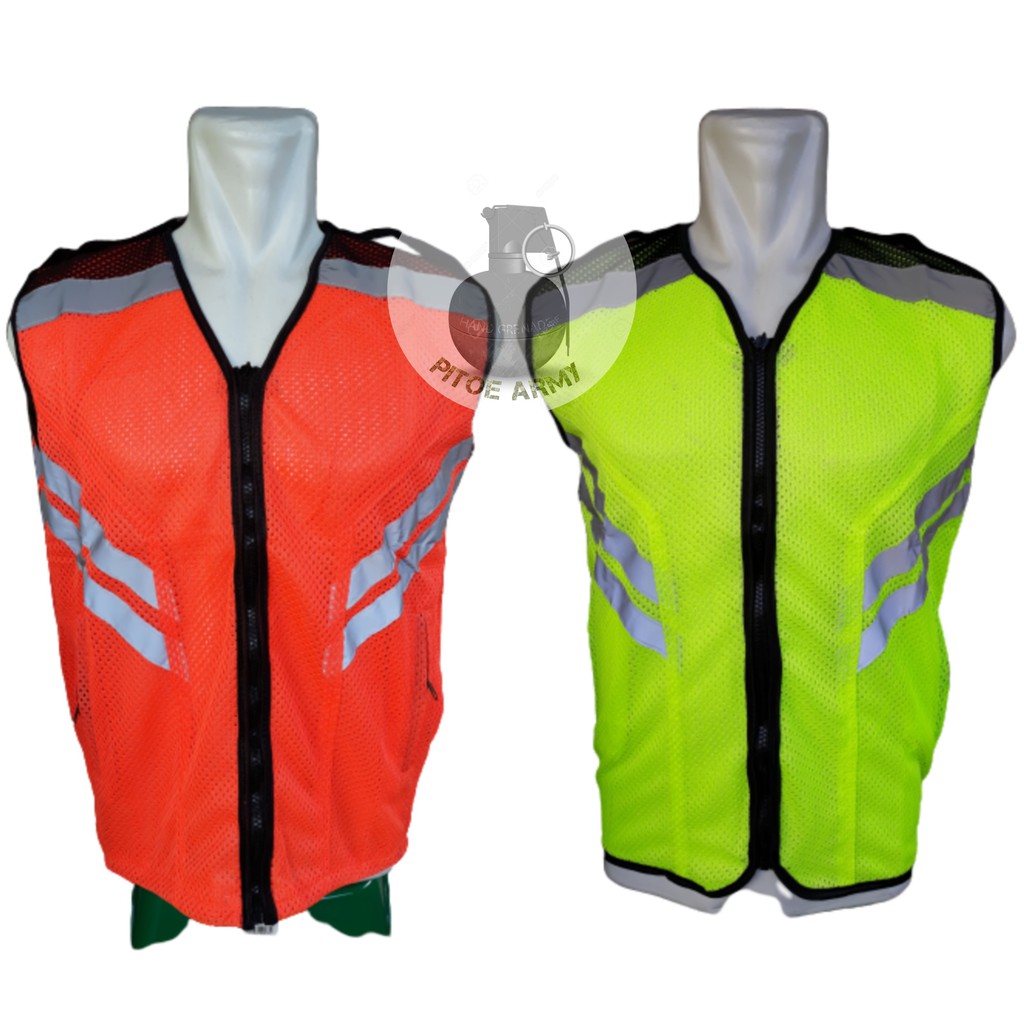Jual Rompi Safety Jaring Mesh - Rompi Kerja Proyek - Rompi K3 | Shopee ...