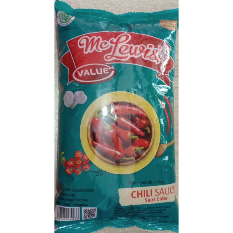 Jual Saos Chili MC Lewis 1kg | Shopee Indonesia