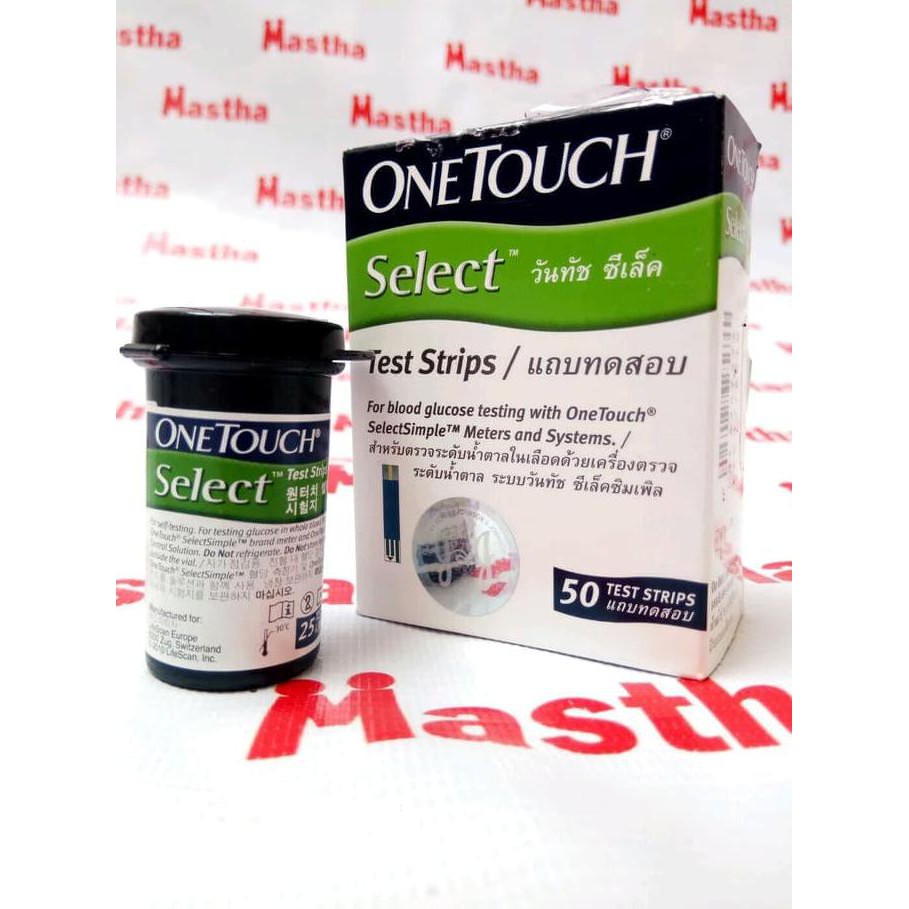 Jual Mantap!! Paket Alat Test Gula Darah Onetouch Select + Strip 1 Tube ...