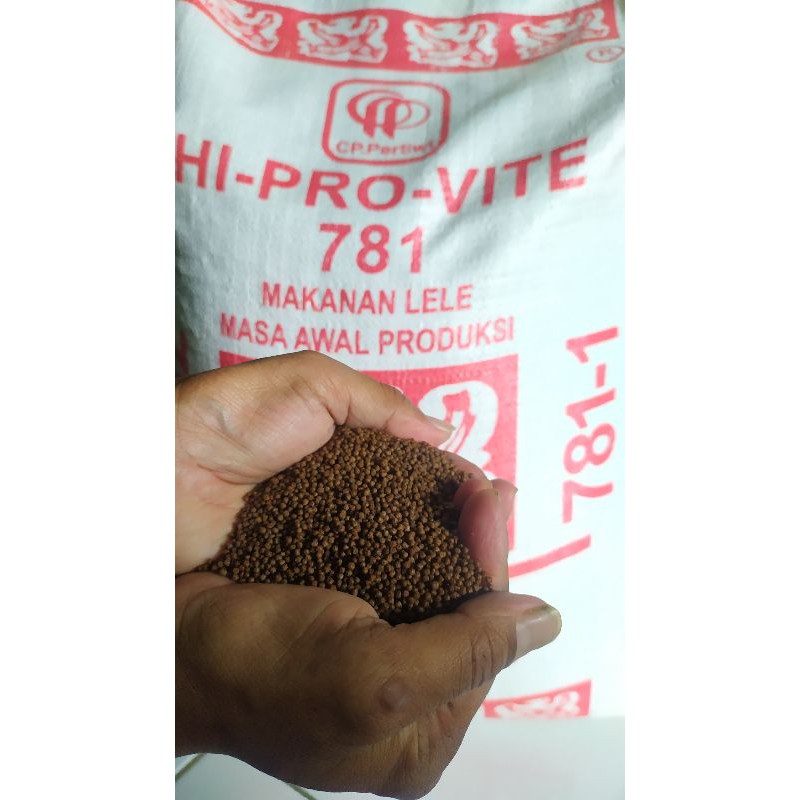 Jual pelet lele 781-1 hi pro vite asli pelet nila hi pro vite original ...