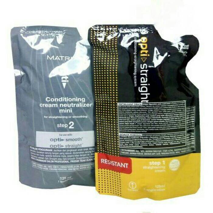 Jual Matrix Opti Straight Pelurus Rambut Step 1 & Step 2 (125ml ...