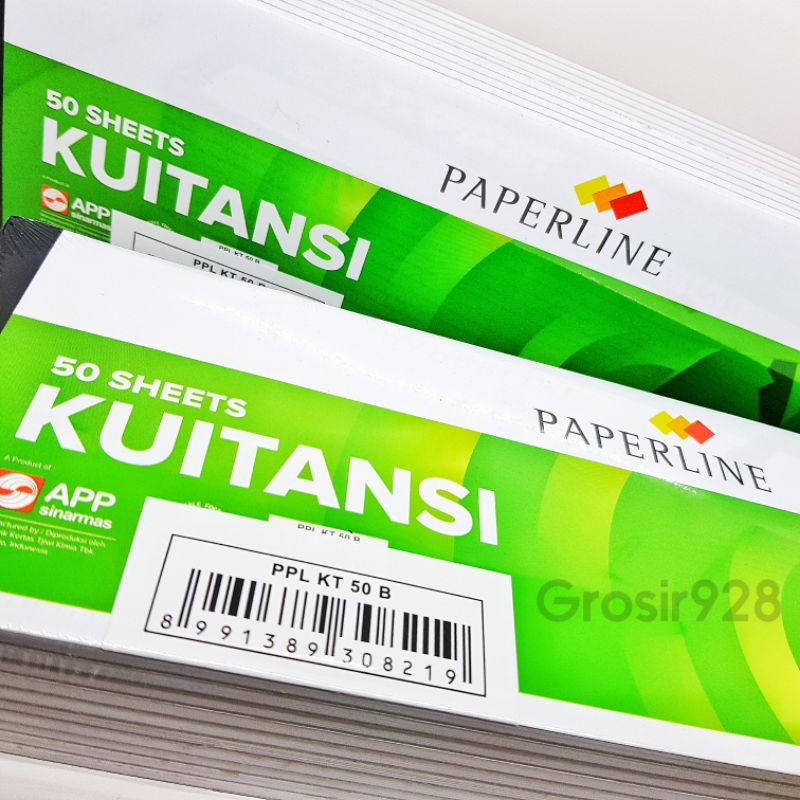 Jual Buku Kuitansi / Kwitansi Paperline Besar PPL KT 50 B (50 lembar ...