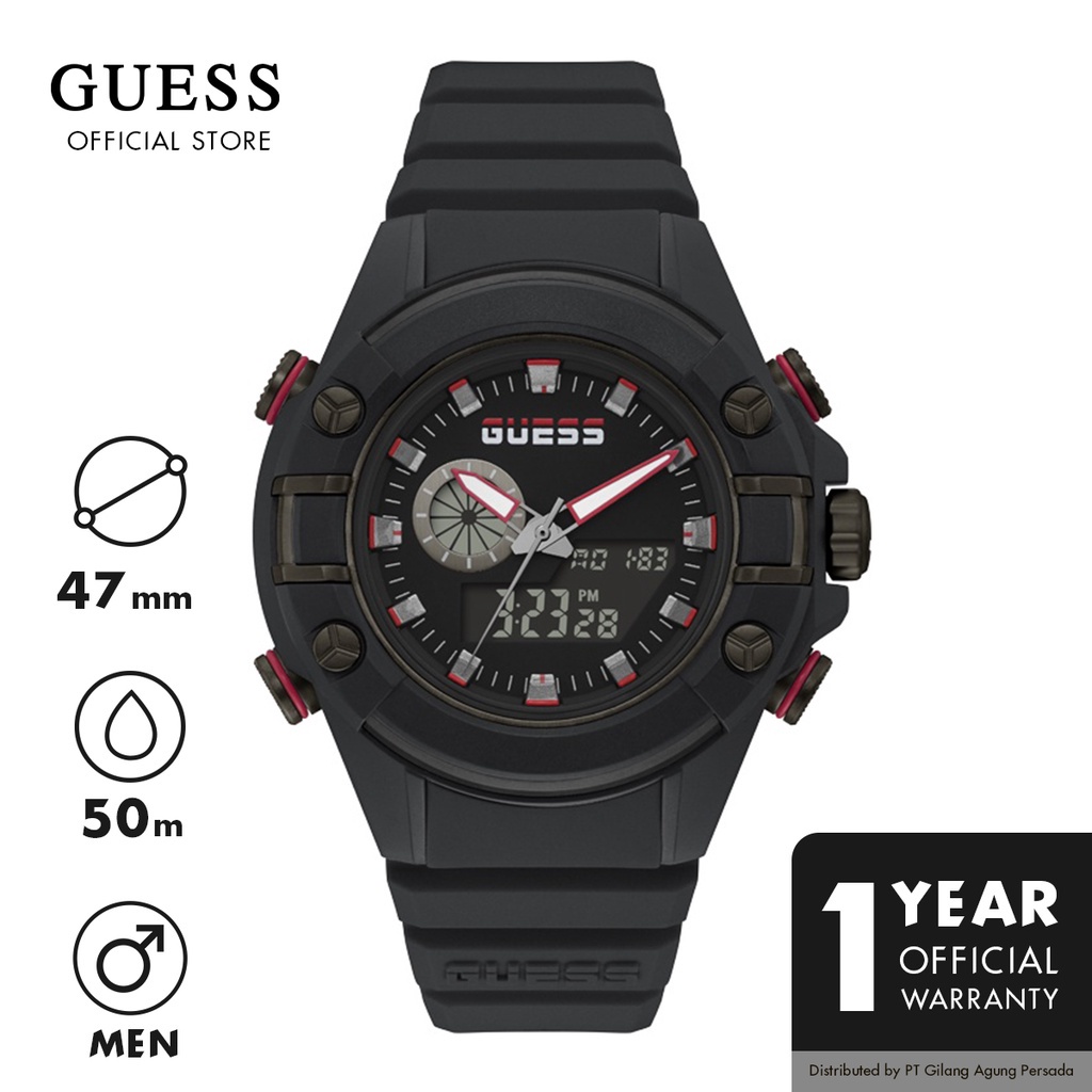 Jual Guess Gents Watch Black G FORCE - GW0269G3 | Shopee Indonesia