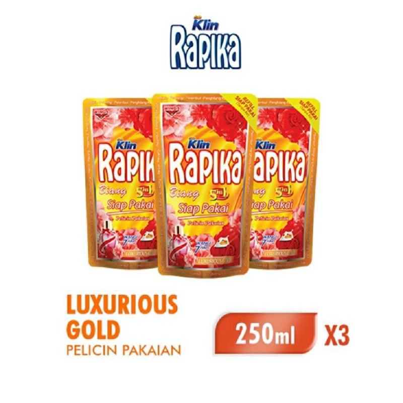 Jual RAPIKA REFFIL 250ML GOLD POUCH | Shopee Indonesia