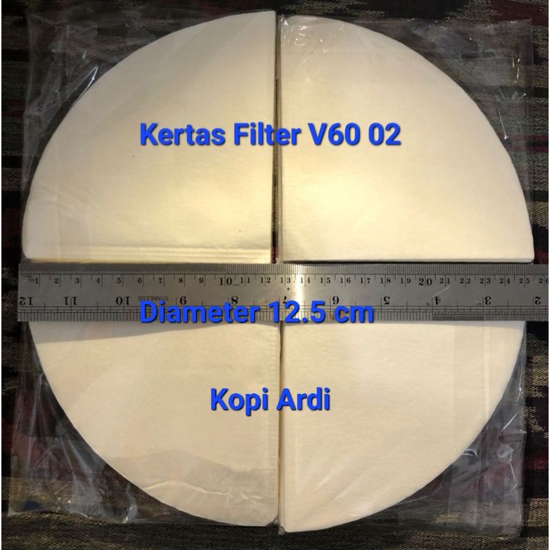 Jual Kertas Paper Filter bleached V60 02 isi 40 lembar made in ...
